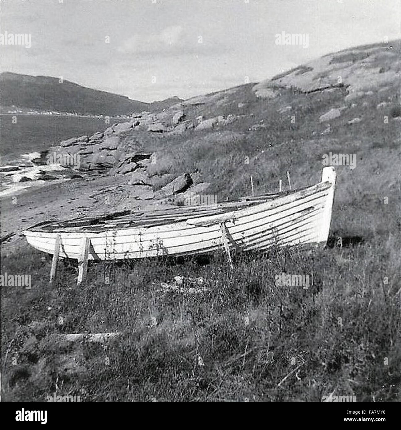 154 Le bateau de John Paget sur l ile Bonaventure Stock Photo - Alamy