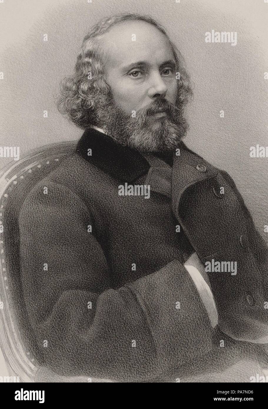 Portrait of the composer Félicien David (1810-1876). Museum: PRIVATE ...