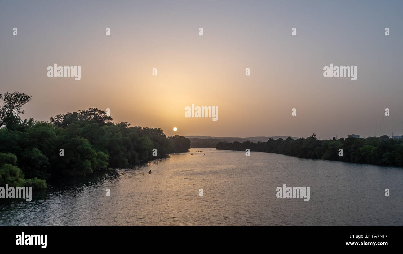 Austin skyline reflected on hi-res stock photography and images - Alamy