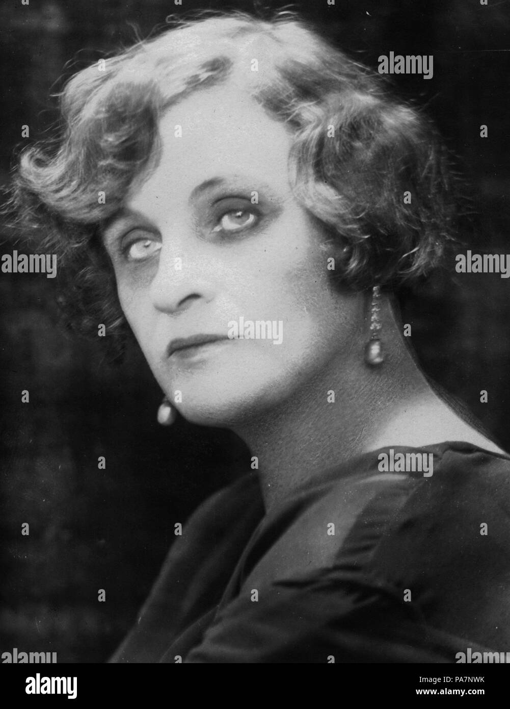 Portrait of the author Nadezhda Teffi (1872-1952). Museum: PRIVATE ...