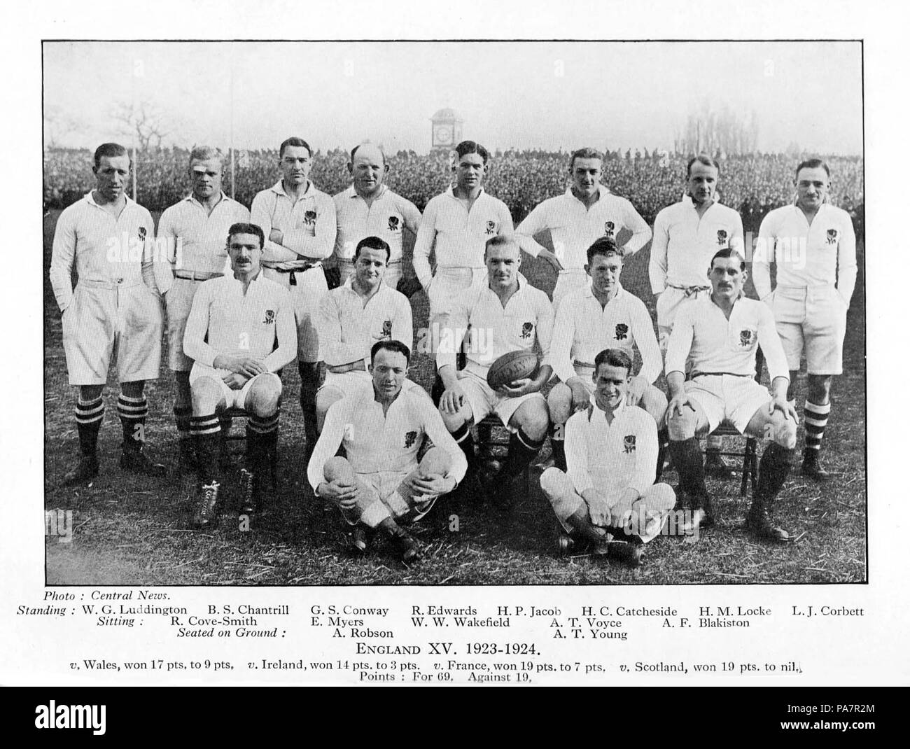 75 England rugby 1923 Stock Photo - Alamy