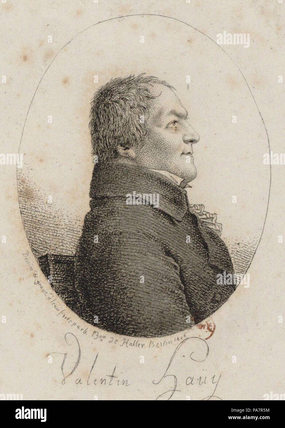 Valentin Haüy (1745-1822). Museum: PRIVATE COLLECTION Stock Photo - Alamy
