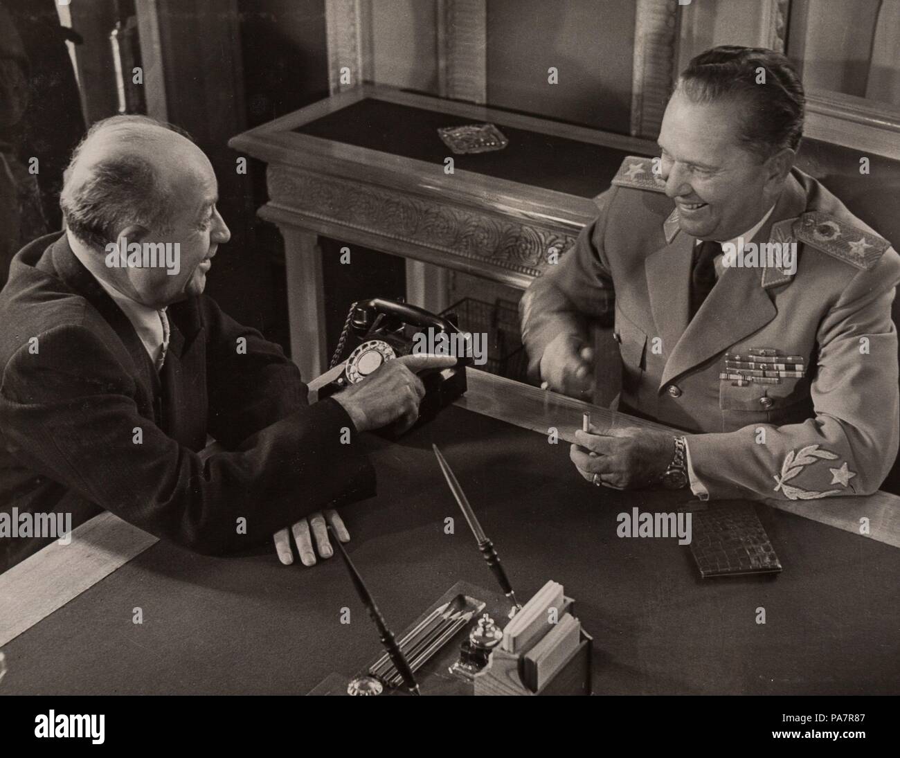 Josip Broz Tito during his state visit to Kiev, June 1956. Museum ...