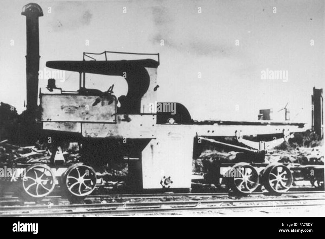 1 'Harlot' - the Ransome steam lorry used on and near the Marrawah ...