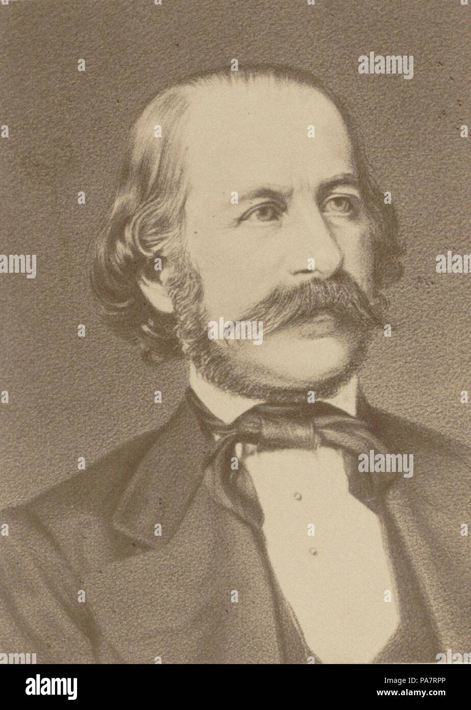 Portrait of the composer Ferdinand Gumbert (1818-1896). Museum: PRIVATE ...