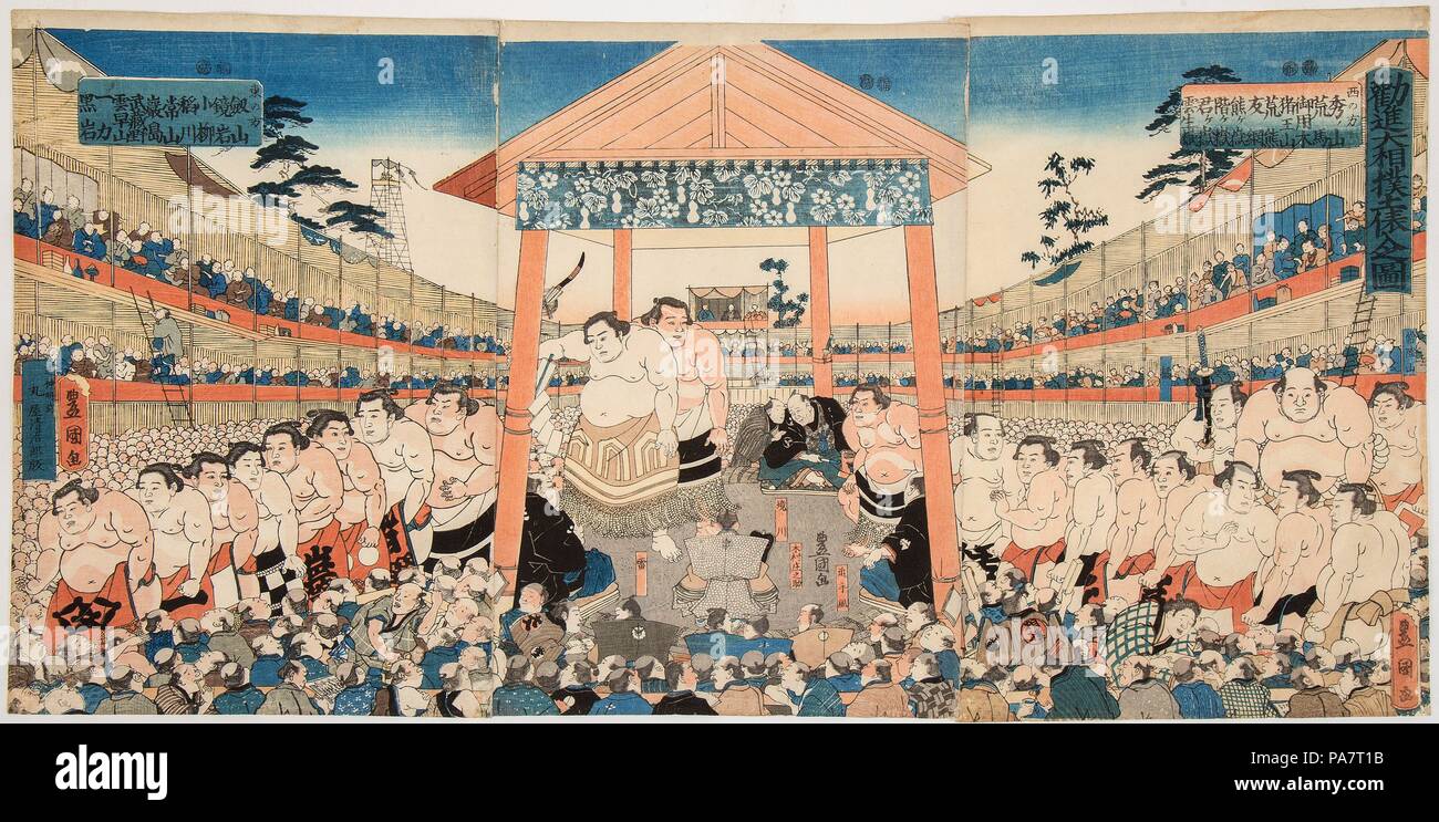 Kanjin Ozumo. Museum: PRIVATE COLLECTION Stock Photo - Alamy