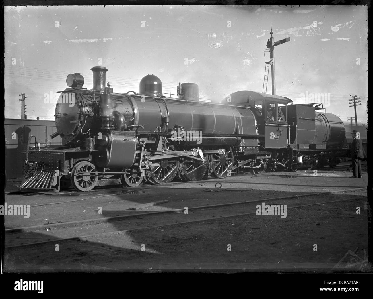 11 Ab class steam locomotive (New Zealand Railways, number 658, 4-6-2 ...