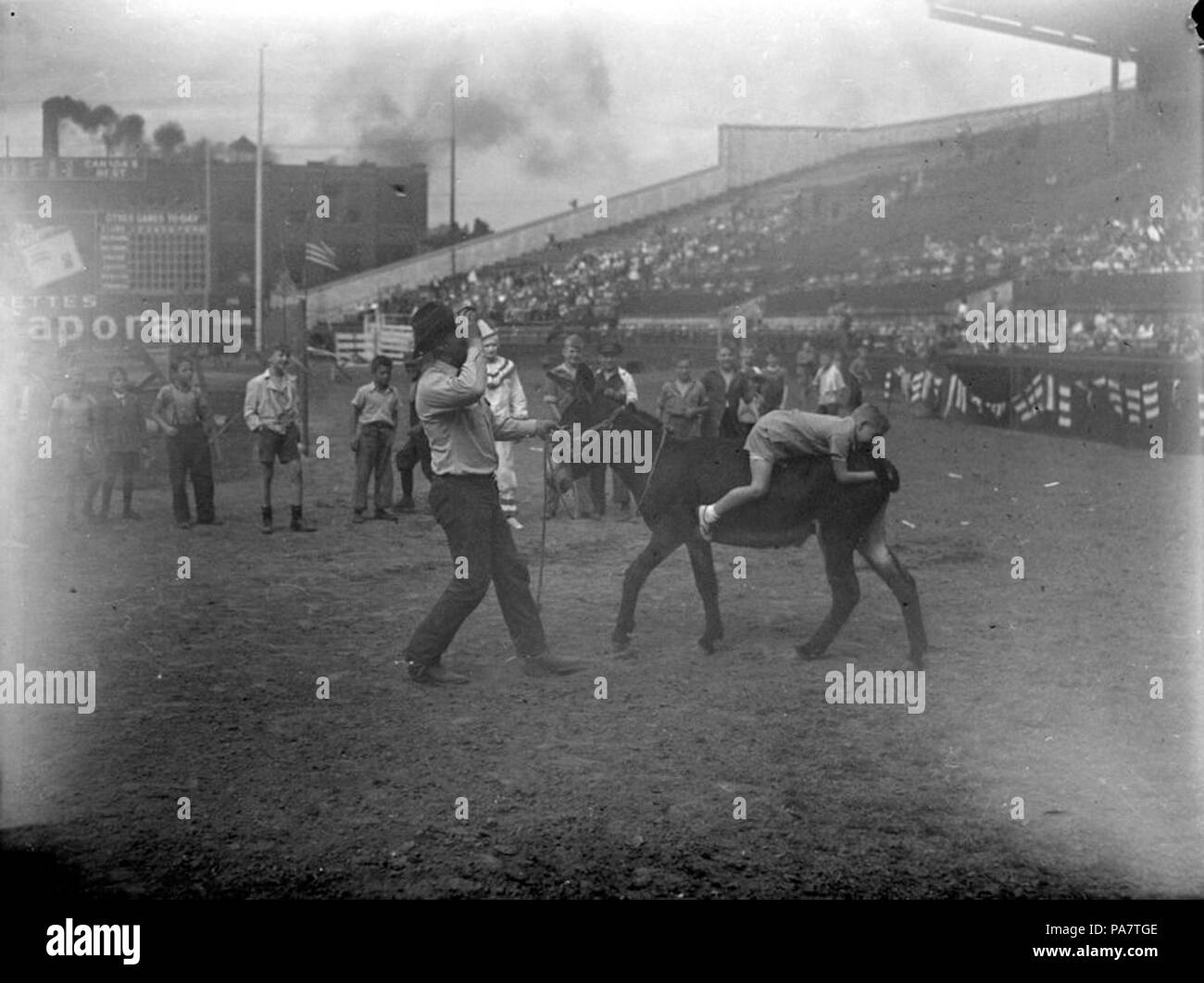American western cowboy rodeo Black and White Stock Photos & Images - Alamy