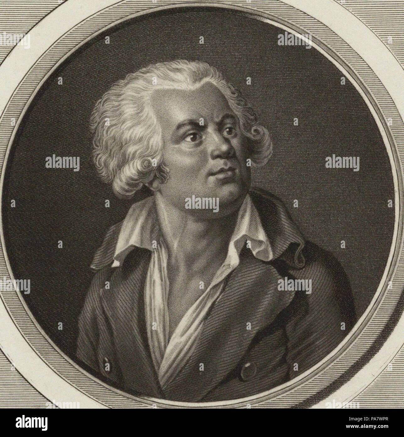 Portrait of Georges Jacques Danton (1759-1794). Museum: PRIVATE ...