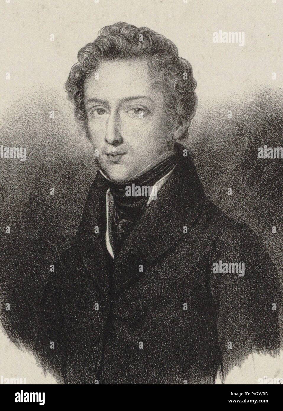 Portrait of the composer Frédéric Chopin (1810-1849). Museum: PRIVATE COLLECTION Stock Photo - Alamy
