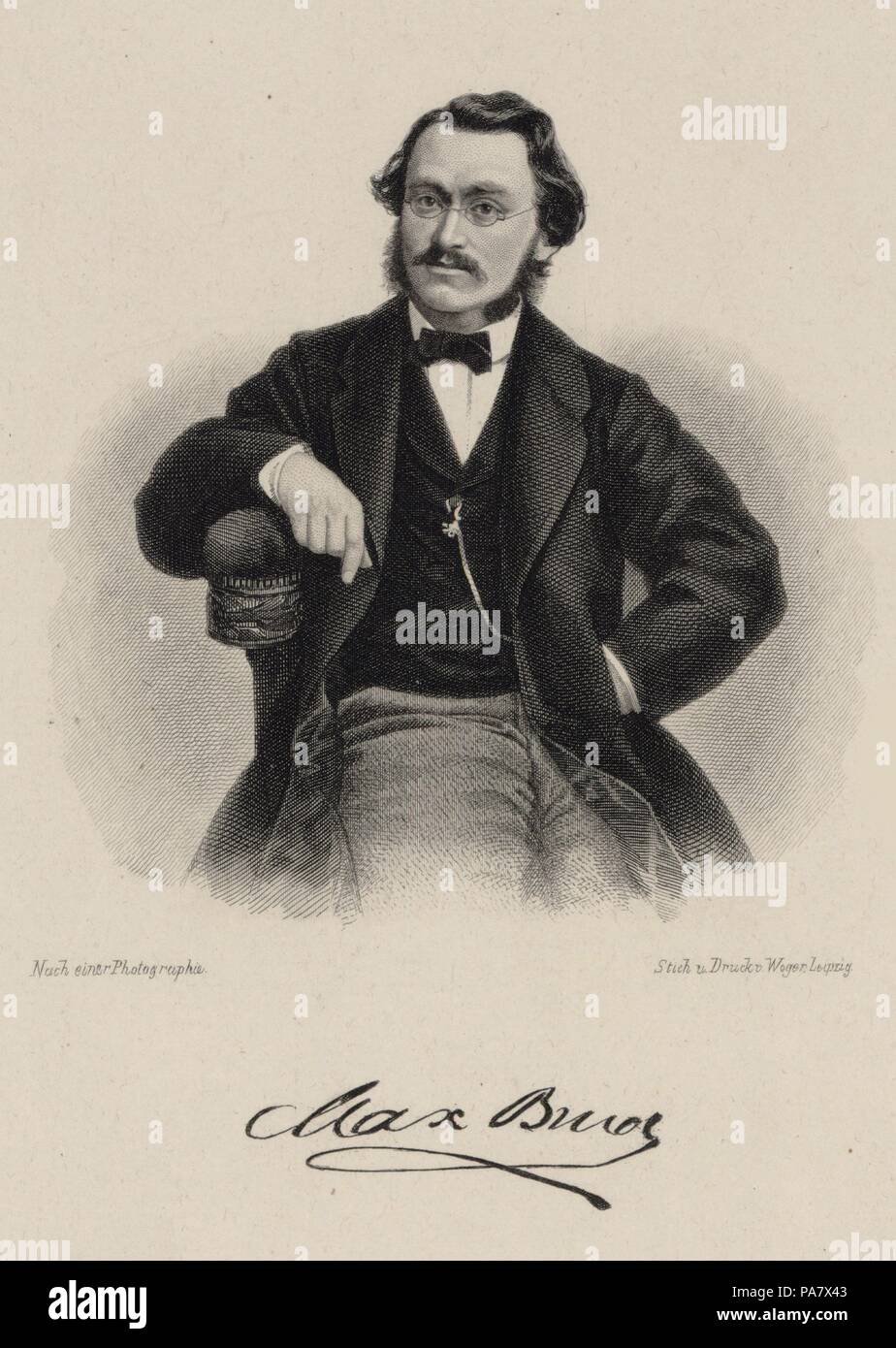 Portrait of the composer Max Bruch (1838-1920). Museum: PRIVATE ...