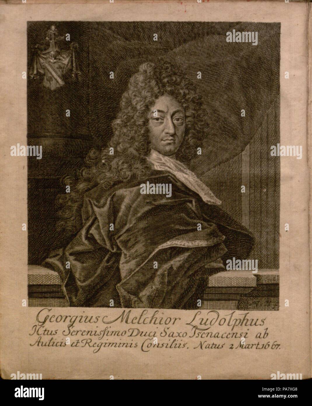 Portrait of Georg Melchior von Ludolf (1667-1740). Museum: PRIVATE ...