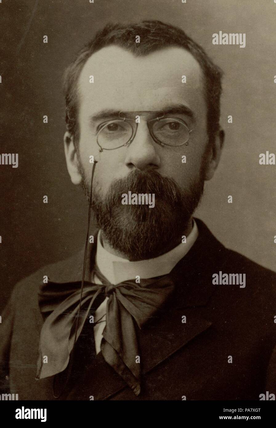 Portrait of the composer Alfred Bruneau (1857-1934). Museum: PRIVATE ...