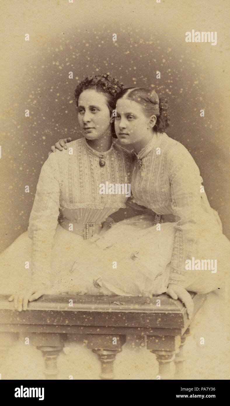 Portrait of Grand Duchess Alexandra Iosifovna (1830-1911) and Grand ...