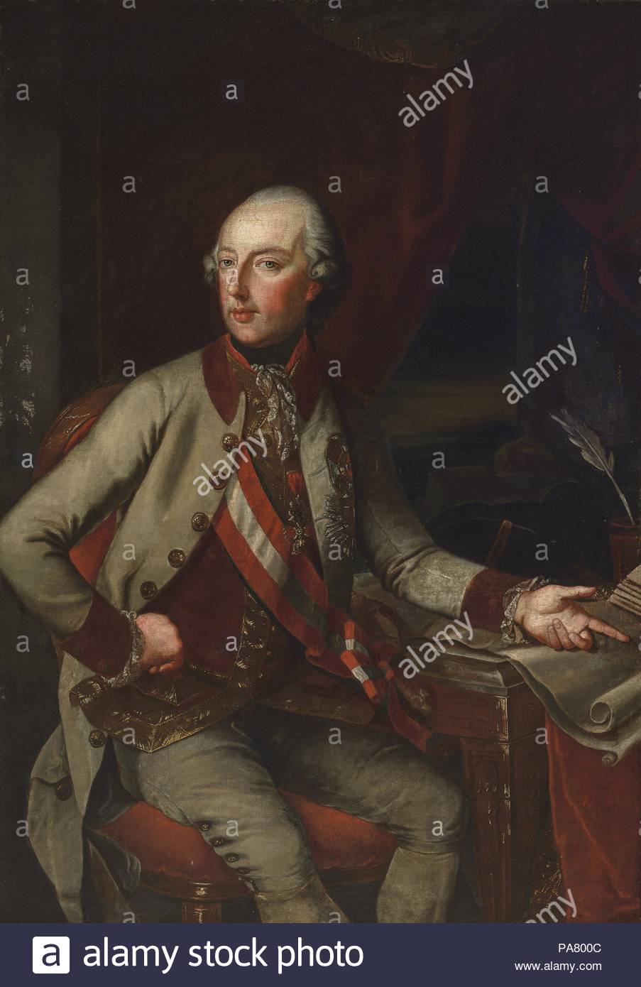 Portrait Emperor Joseph Ii 1741 1790 Stock Photos & Portrait Emperor ...
