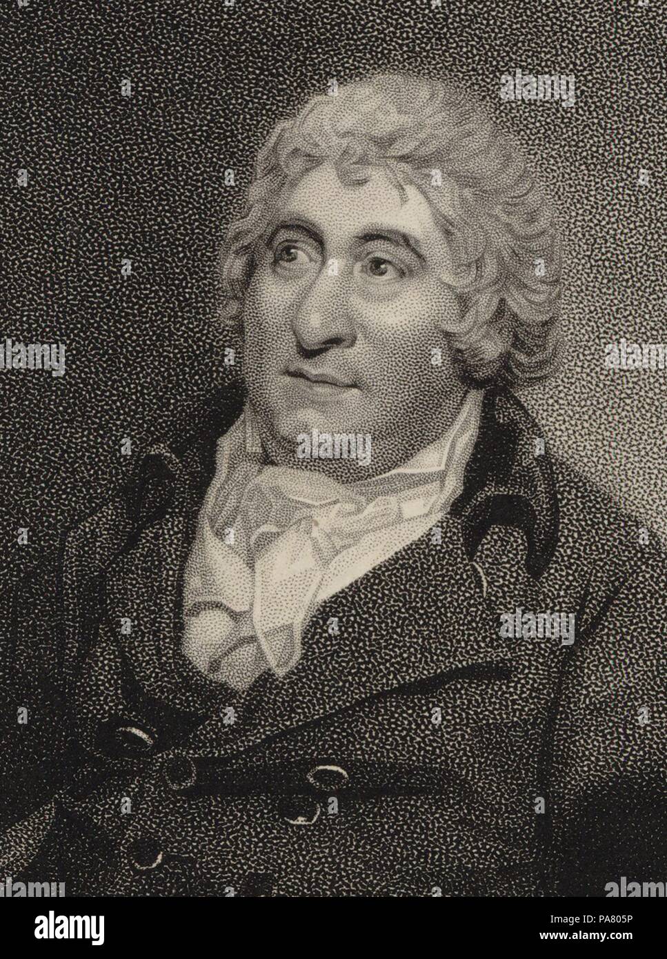 Portrait of the composer Charles Dibdin (1745-1814). Museum: PRIVATE ...