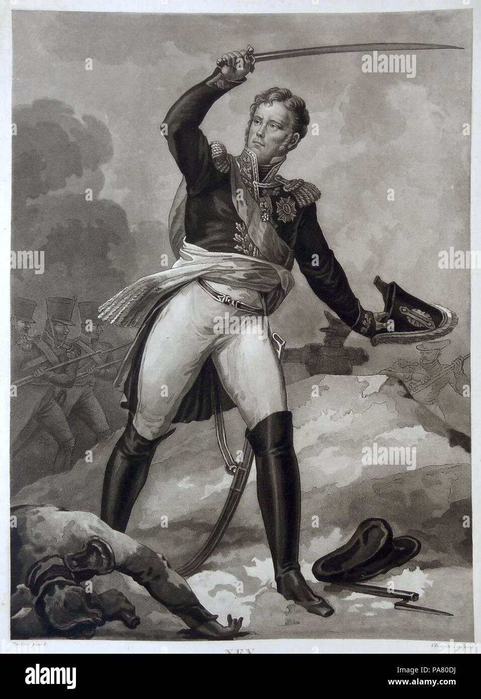 Marshal Michel Ney (1769-1815). Museum: PRIVATE COLLECTION Stock Photo ...