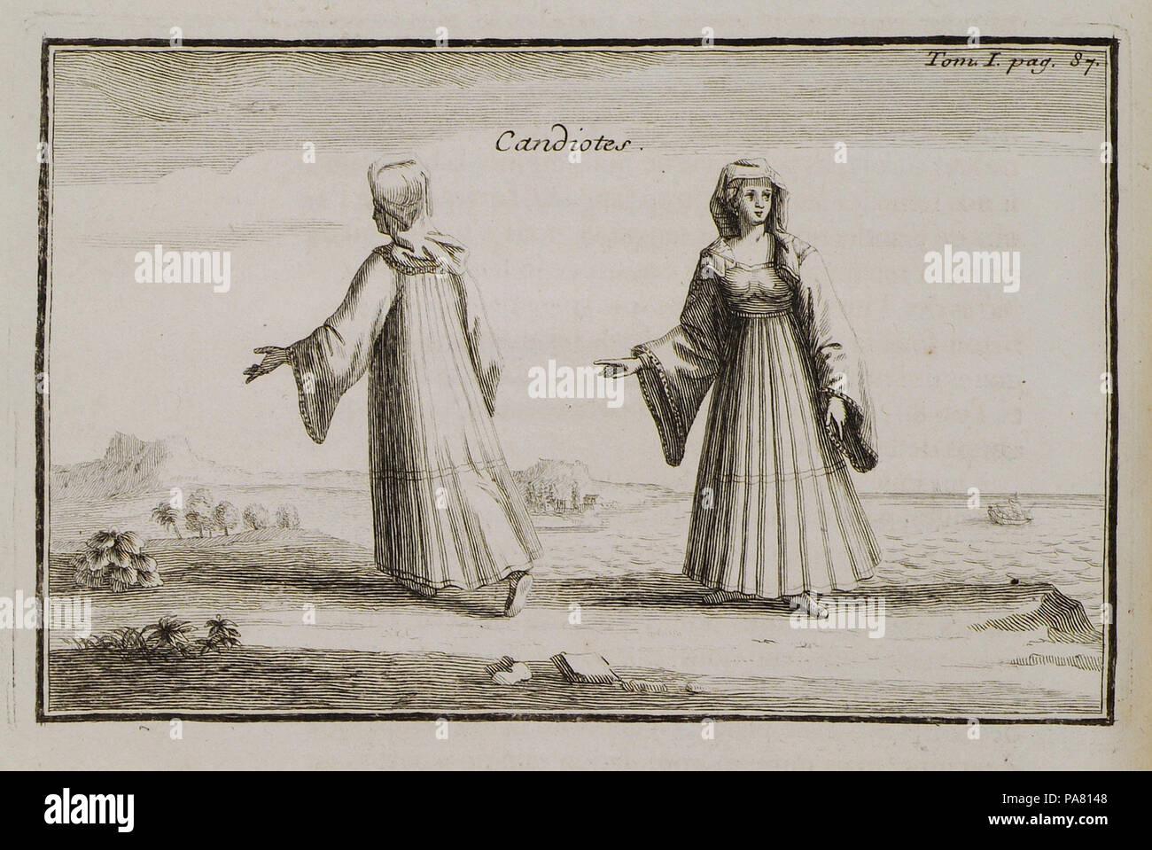 45 Candiotes - Tournefort Joseph Pitton De - 1717 Stock Photo - Alamy