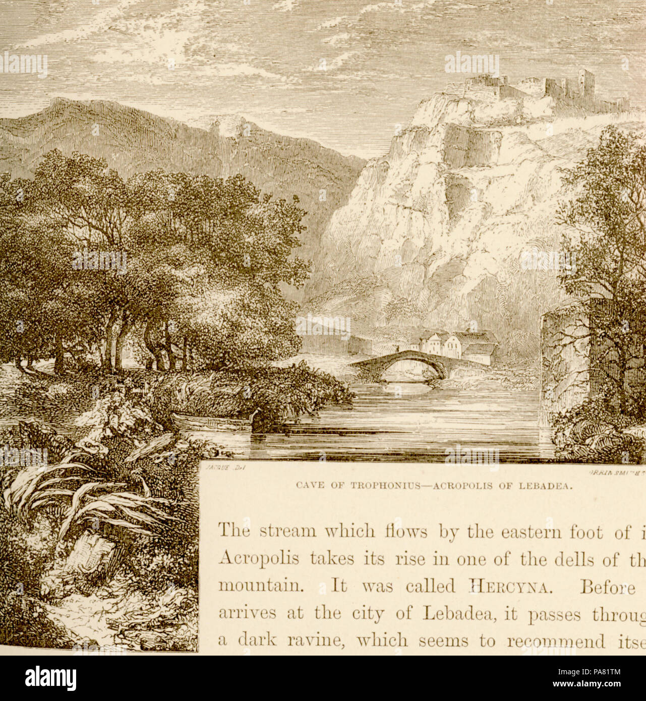 48 Cave of Trophoneus-Acropolis of Lebadea - Wordsworth Christopher ...