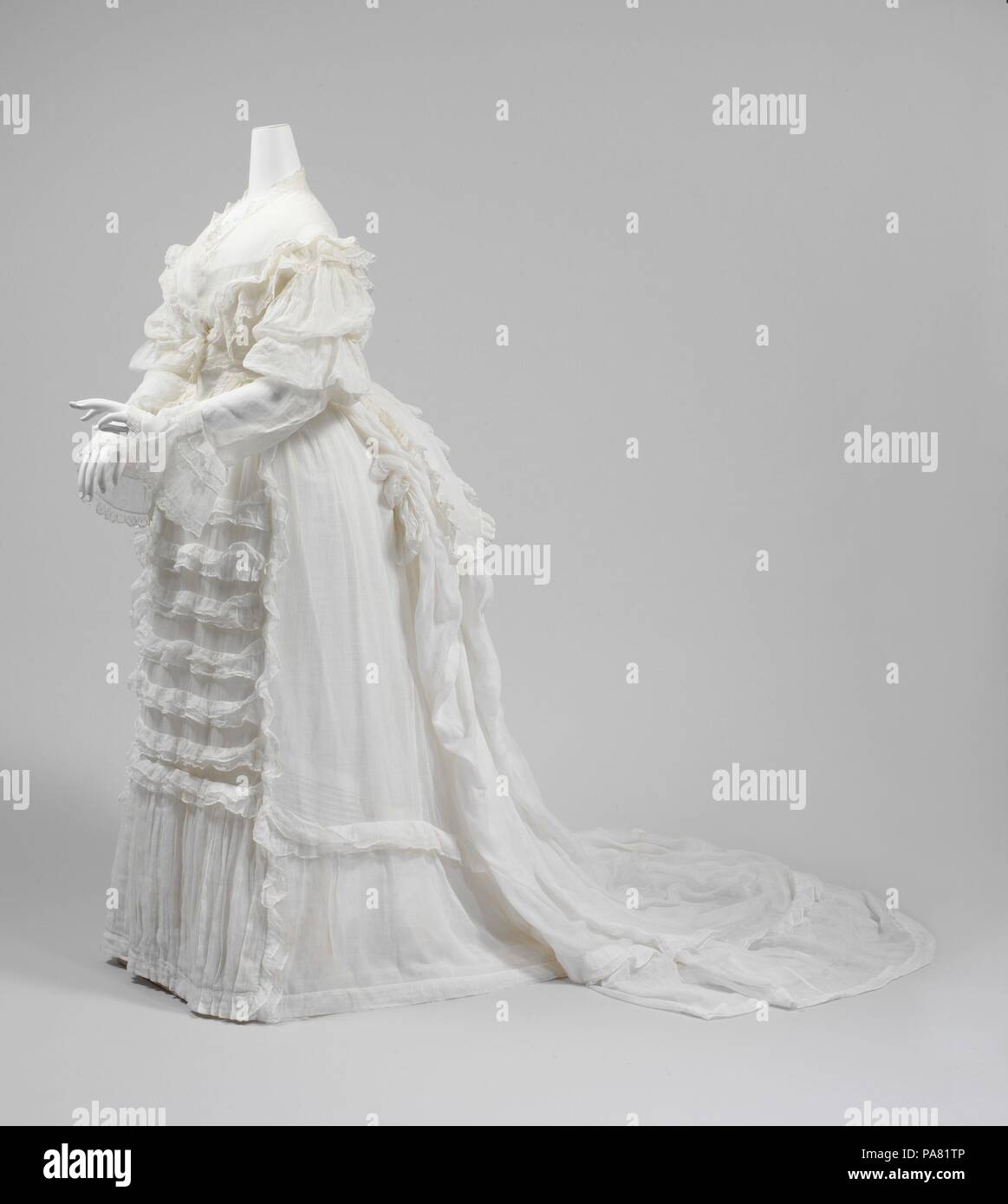 Dress. Culture: American. Date: 1872-75. This summer gown represents ...