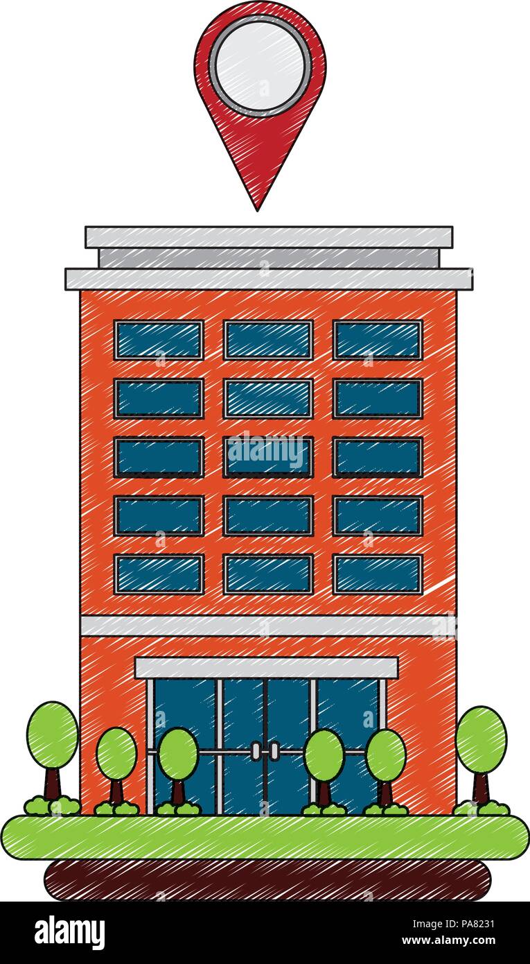 Isolated house high location Stock Vector Images - Alamy