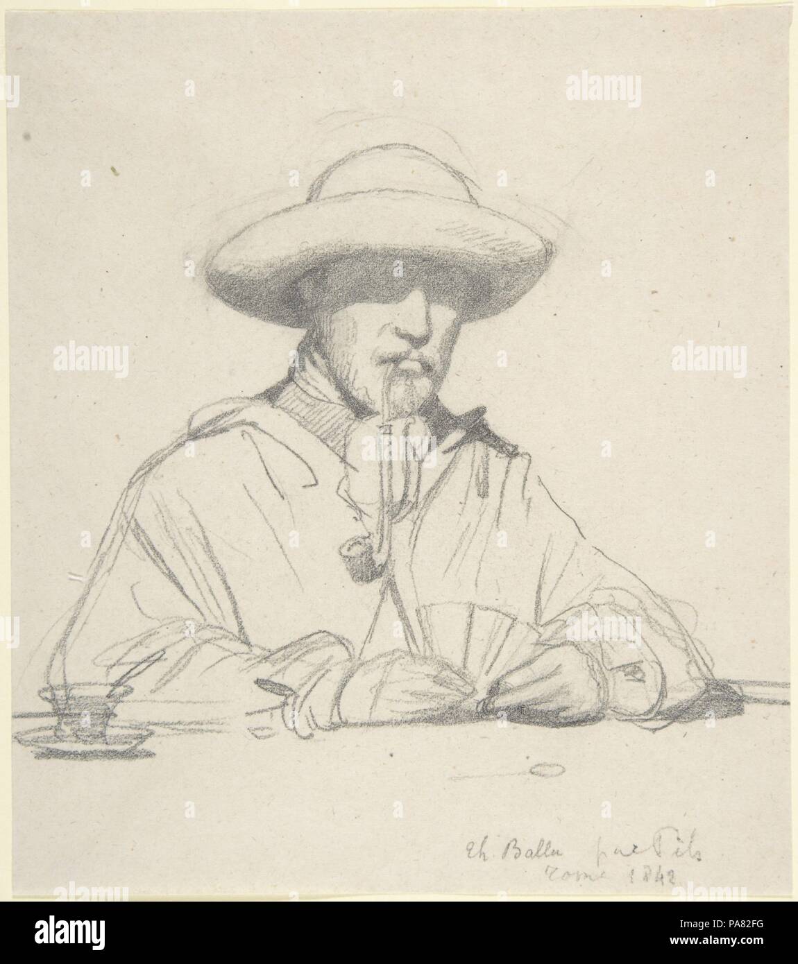 Portrait of Théodore Ballu. Artist: Isidore Pils (French, Paris 1813/15 ...