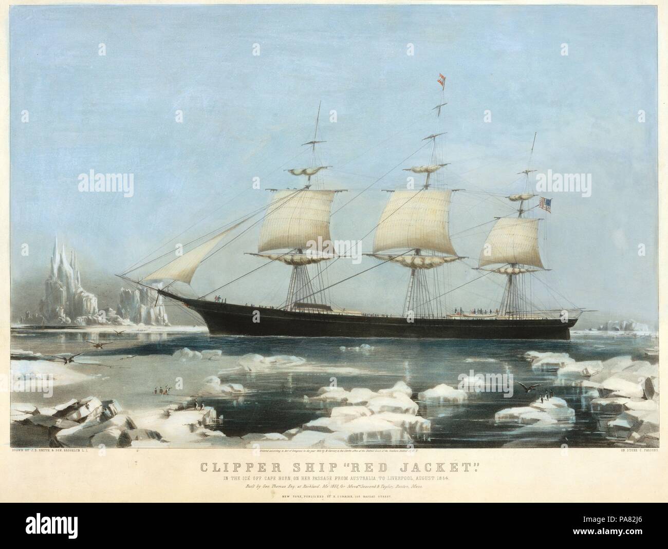 Ice boston ship hi-res stock photography and images - Alamy