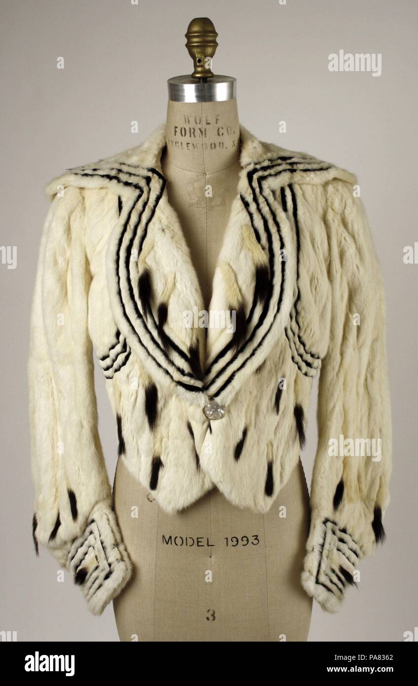 Jacket. Culture: probably French. Designer: Revillon Frères (French ...