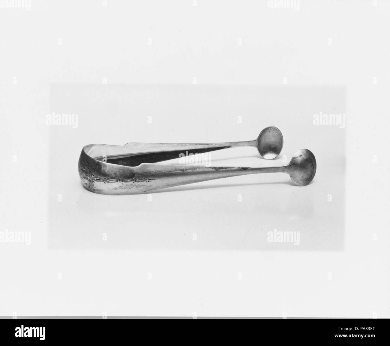 Tongs. Culture: American. Dimensions: L. 5 7/8 in. (14.9 cm). Maker: J ...