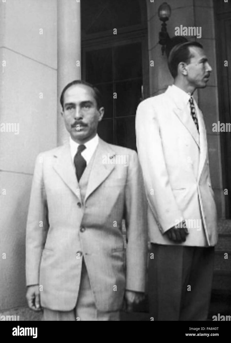 58 Crown Prince Talal of Jordan in Switzerland, 1950 Stock Photo - Alamy