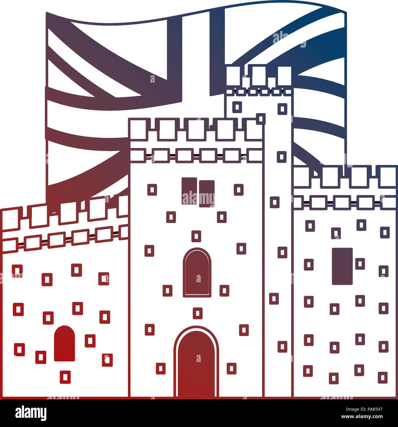 Welsh stone wall Stock Vector Images - Alamy