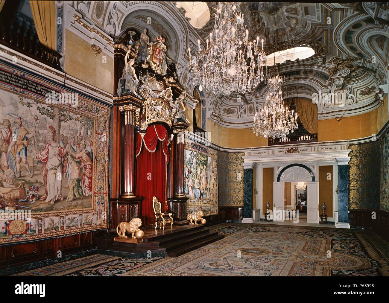 SALON DEL TRONO. Location: PALACIO DE PEDRALBES, BARCELONA, SPAIN Stock ... SALON DEL TRONO. Location: PALACIO DE PEDRALBES, BARCELONA, SPAIN Stock ...