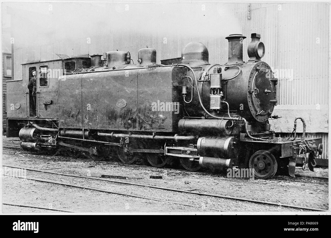 71 E class steam locomotive 'Pearson's Dream', NZR no 66, 2-6-6-0T, as ...