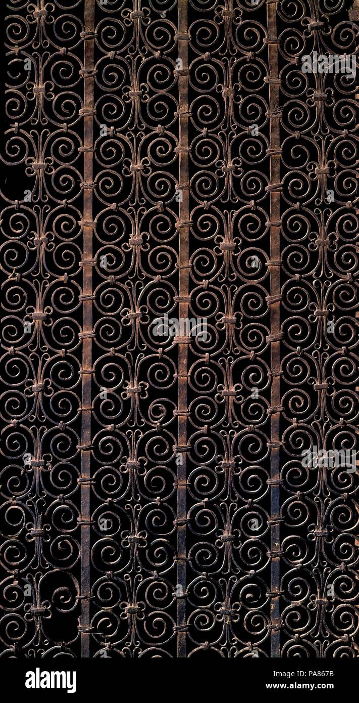 REJA EN HIERRO ROMANICA. Location: CATEDRAL-INTERIOR, PALENCIA, SPAIN ...