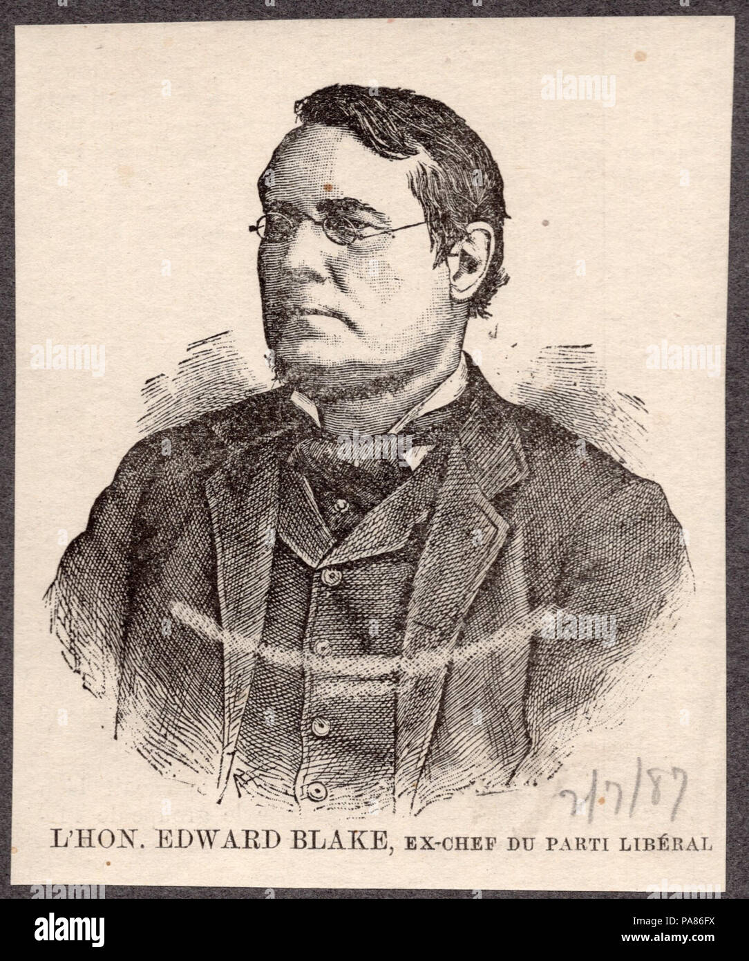 Edward blake hi-res stock photography and images - Alamy