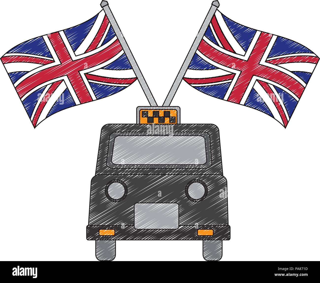 Classic british automobile Stock Vector Images - Alamy