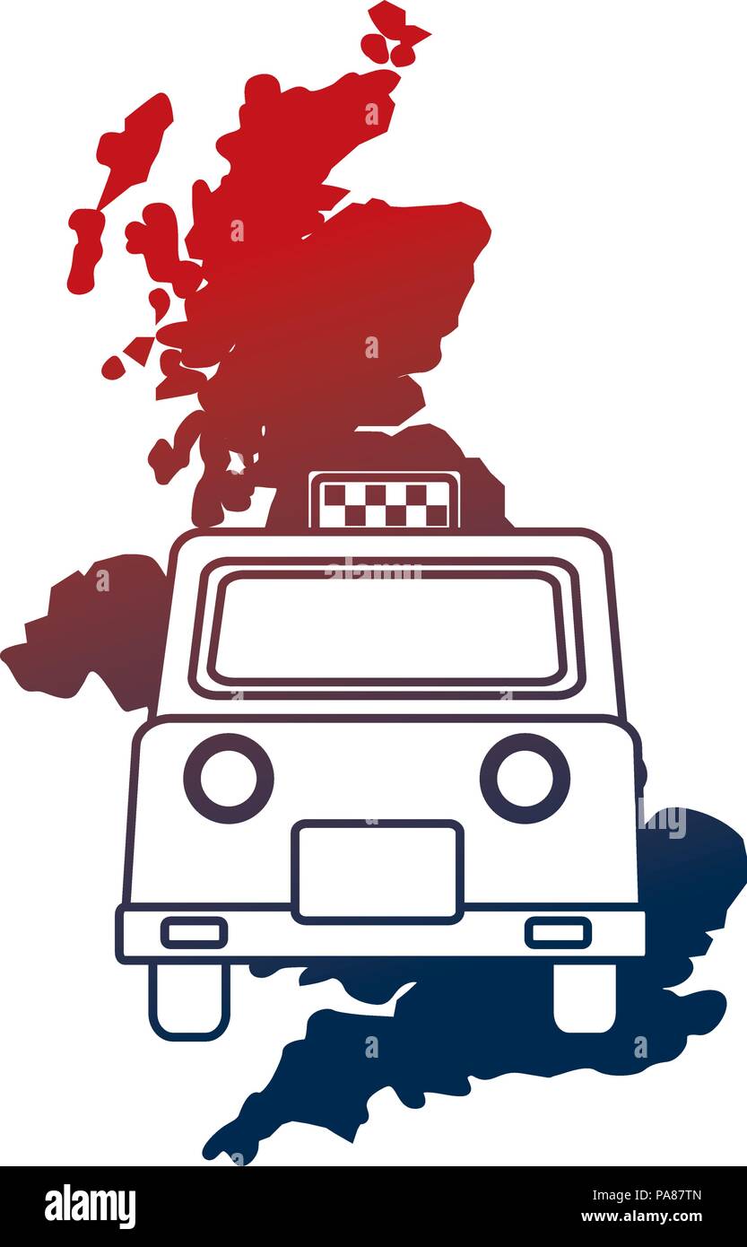 Taxi uk not london Stock Vector Images - Alamy