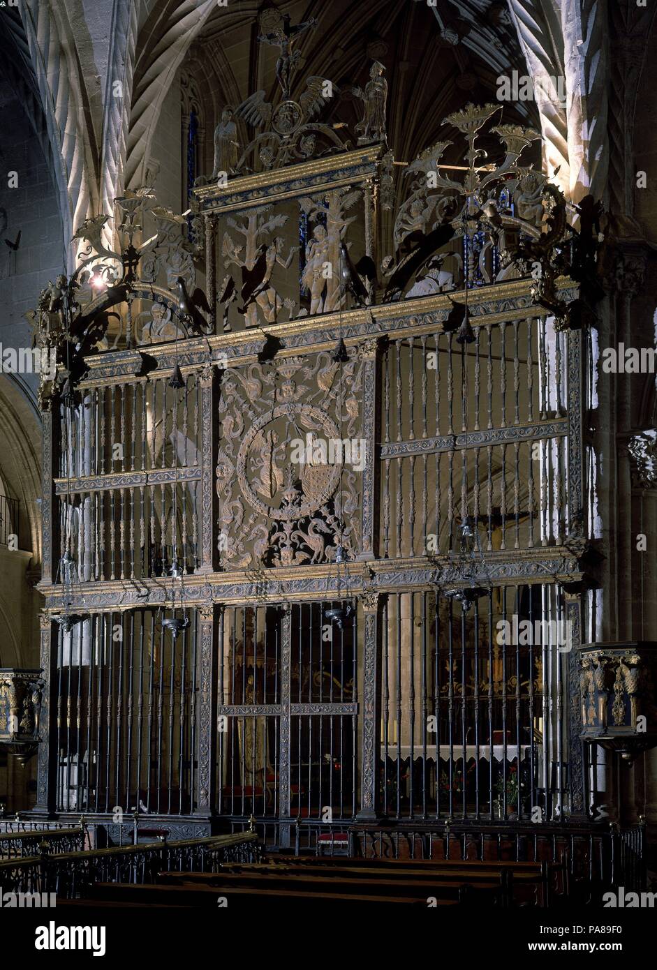 REJA DEL PRESBITERIO. Location: CATEDRAL, ORIHUELA, ALICANTE, SPAIN ...