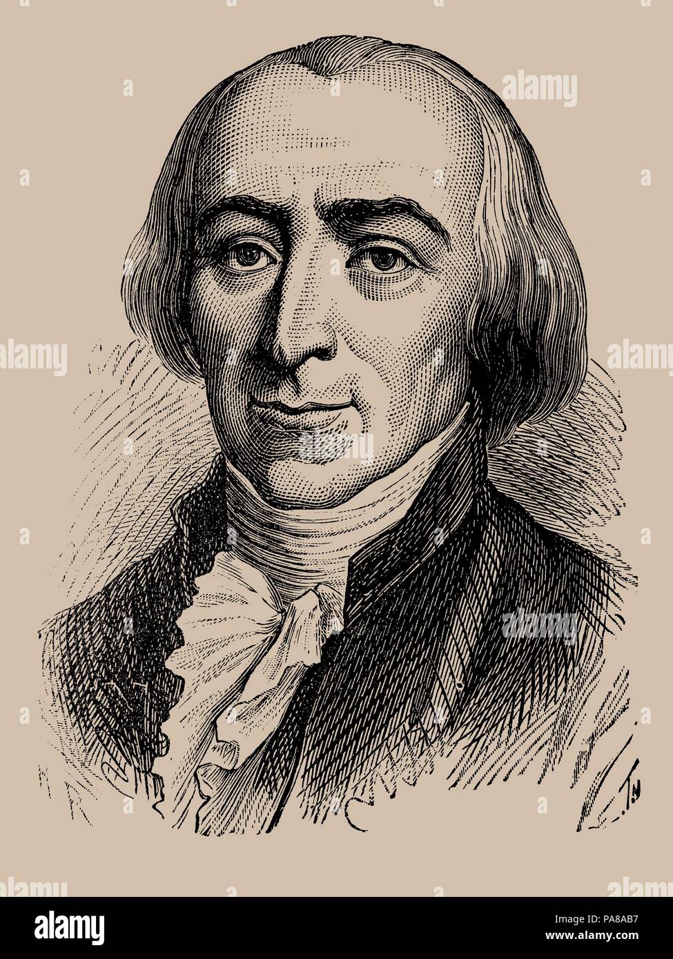 Jean-Marie Roland de La Platière (1734-1793). Museum: PRIVATE ...