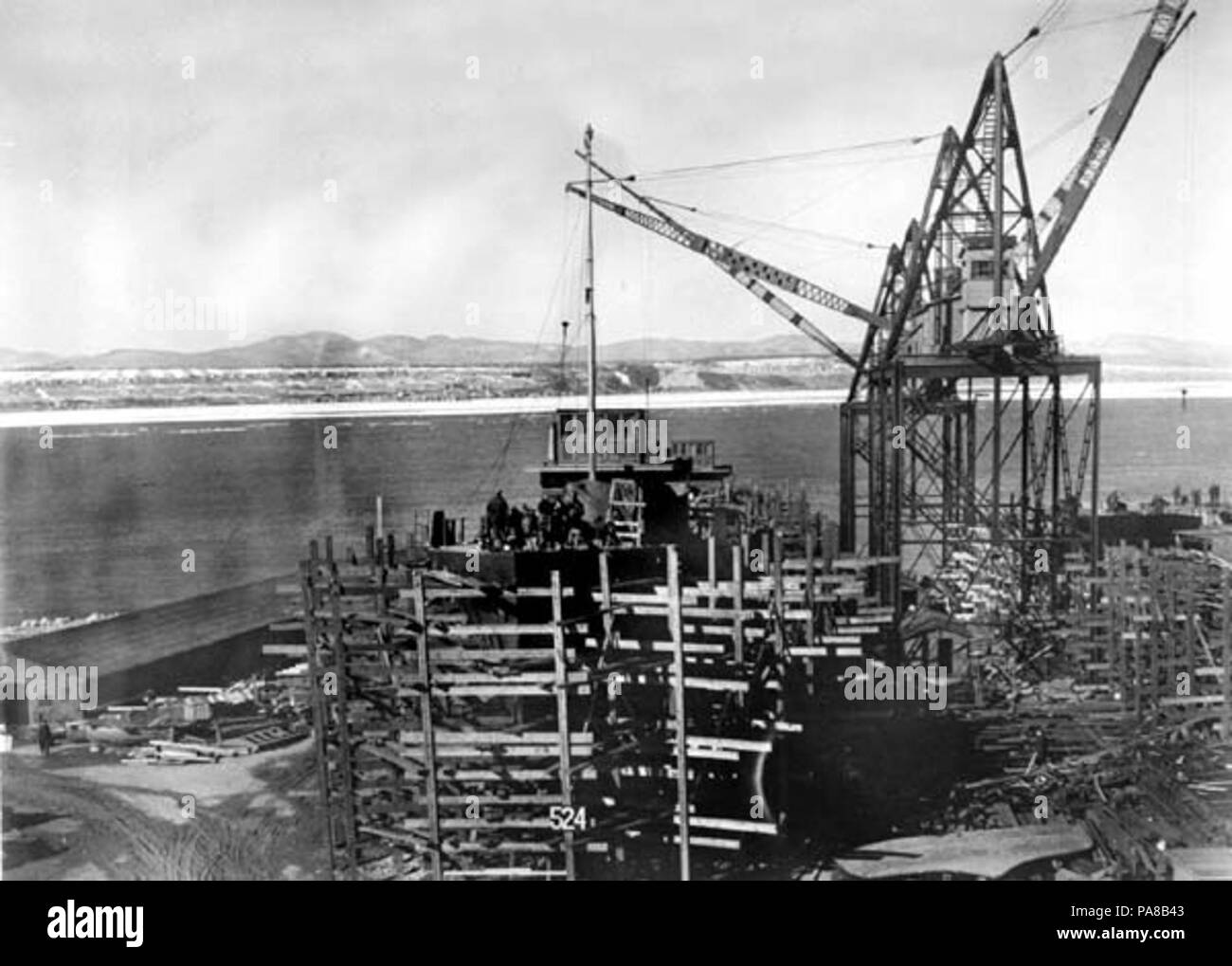 Davie shipbuilding Black and White Stock Photos & Images - Alamy