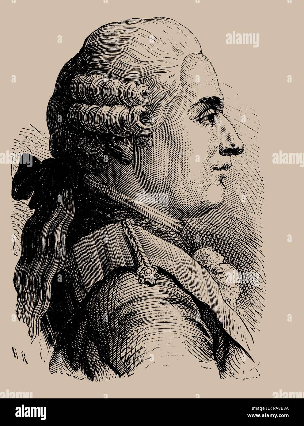 Portrait of Louis XVIII (1755-1824). Museum: PRIVATE COLLECTION Stock ...
