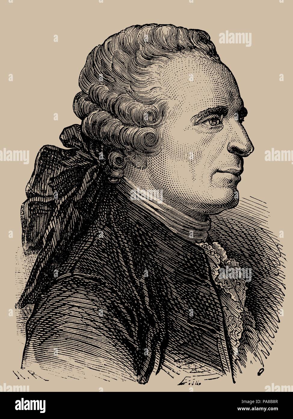 Portrait of Portrait of Jean le Rond D'Alembert (1717-1783). Museum ...