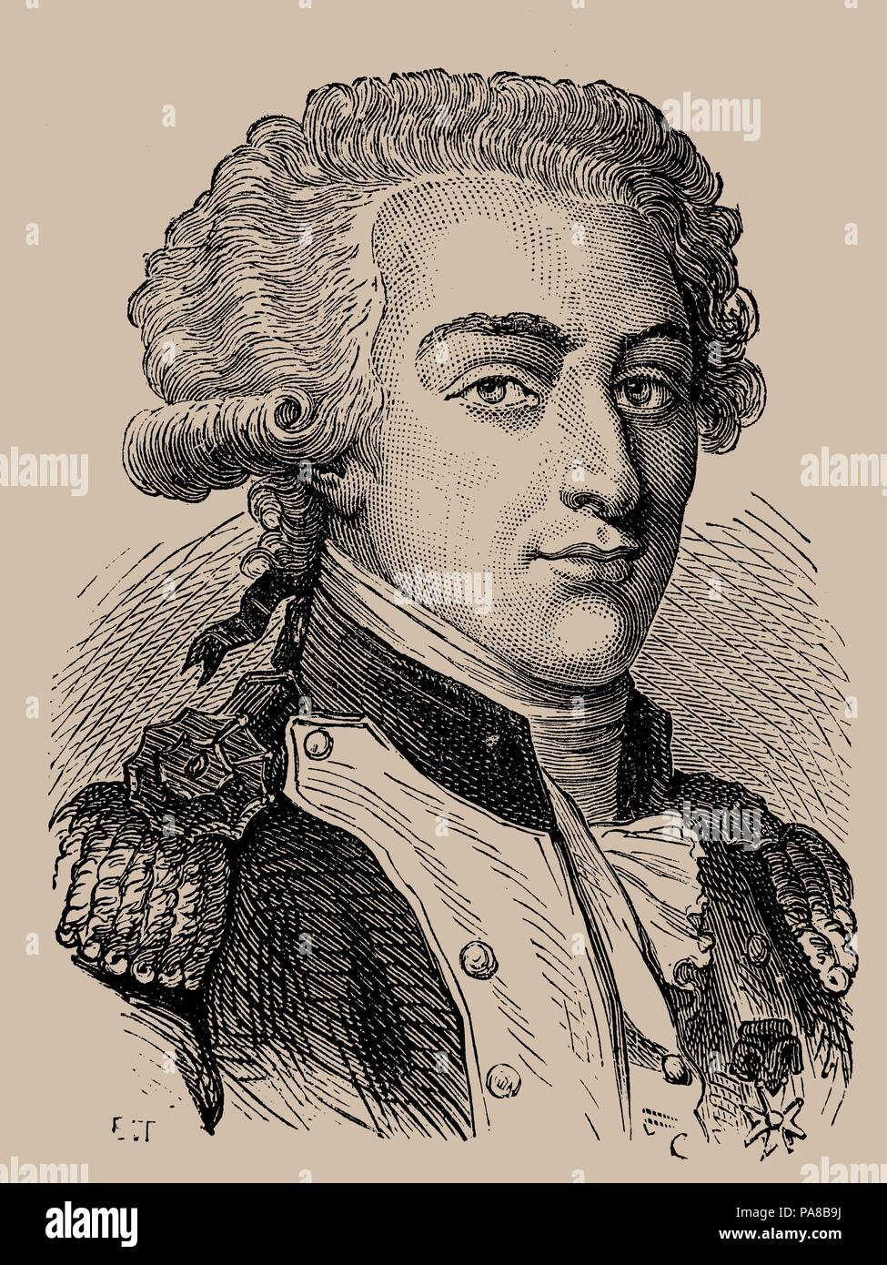Marquis de la fayette hi-res stock photography and images - Alamy