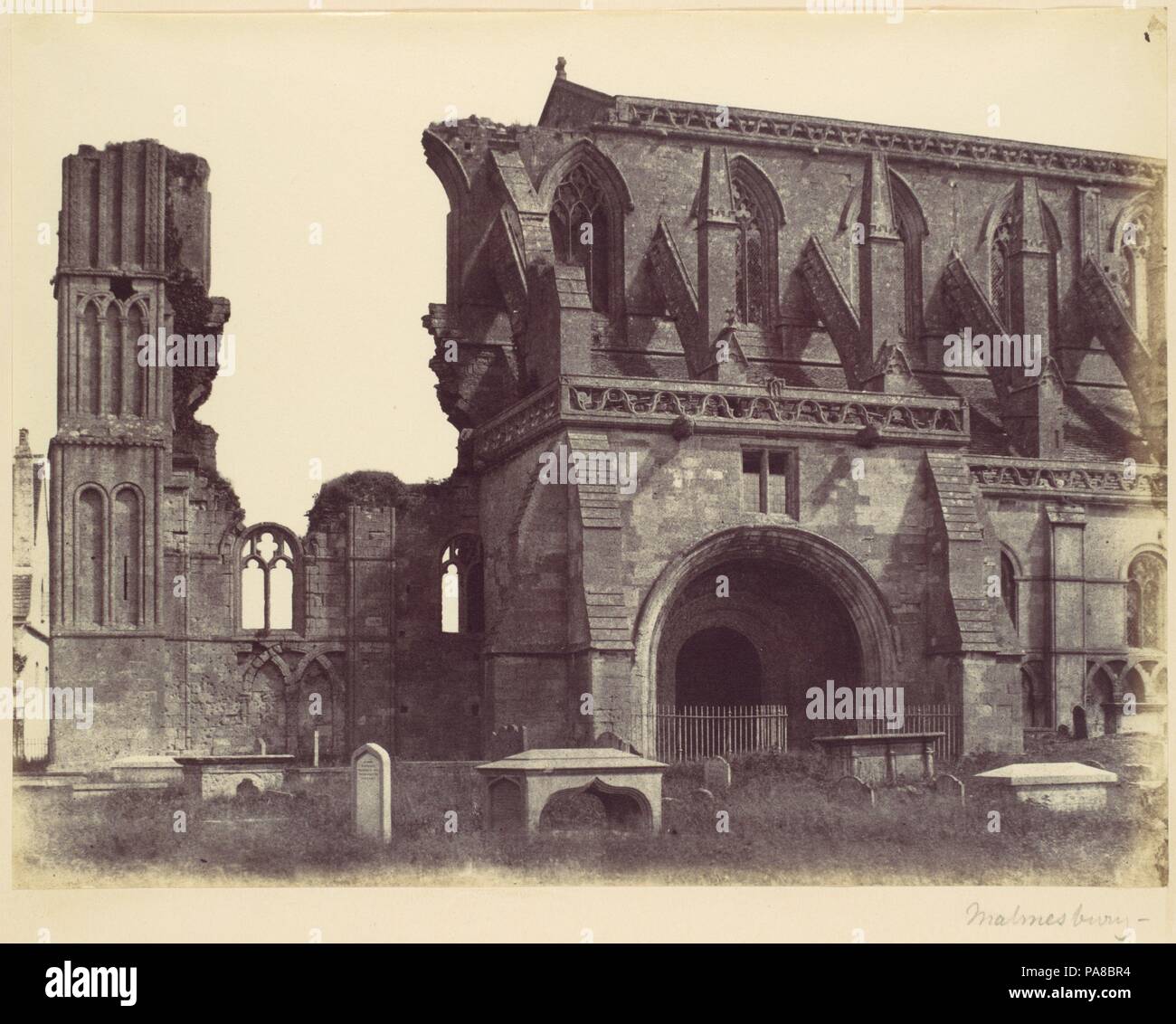 Malmesbury. Artist: Alfred Capel Cure (British, 1826-1896). Dimensions ...