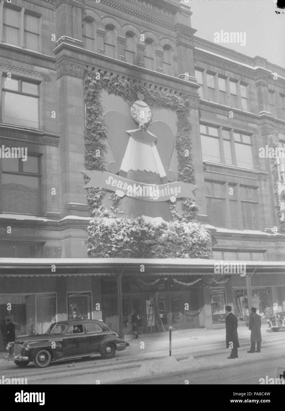 White room christmas tree Black and White Stock Photos & Images - Alamy