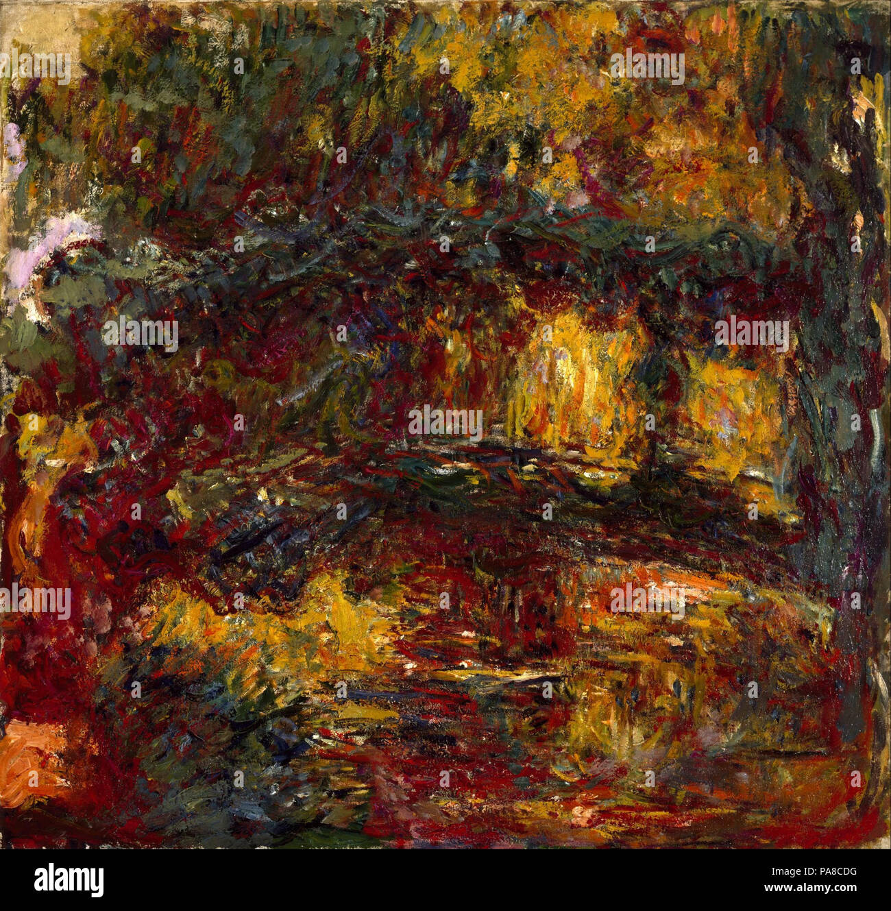 52 Claude Monet - The Japanese Footbridge, Giverny Stock Photo - Alamy