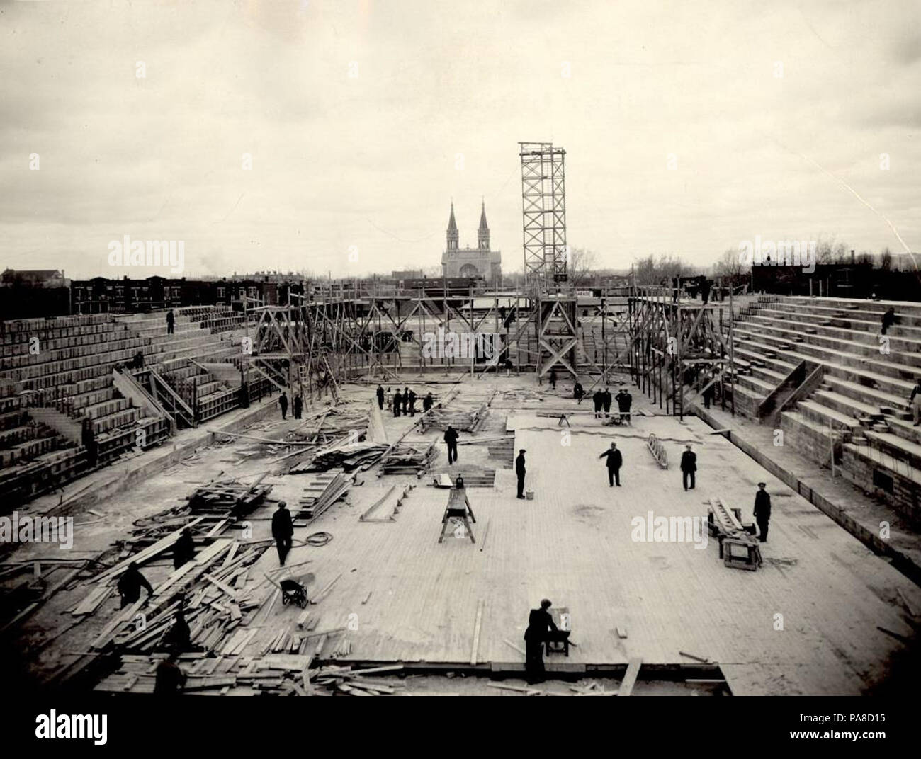 55 Construction de l Auditorium de Verdun Stock Photo - Alamy