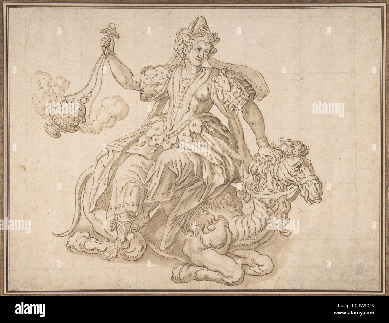 Asia. Artist: after Maerten de Vos (Netherlandish, Antwerp 1532-1603 ...