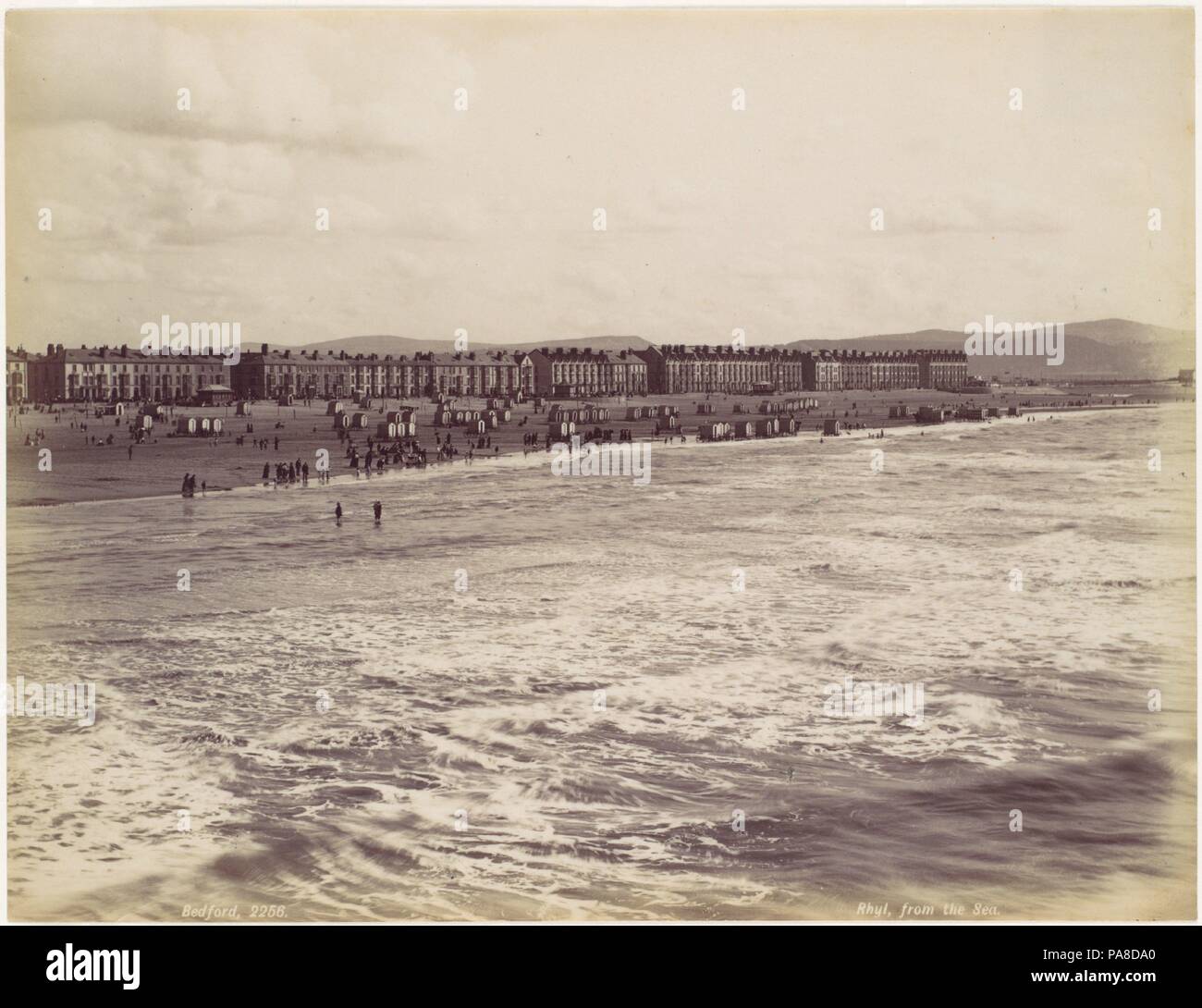 Rhyl, from the Sea. Artist: Francis Bedford (British, London 1816-1894 ...