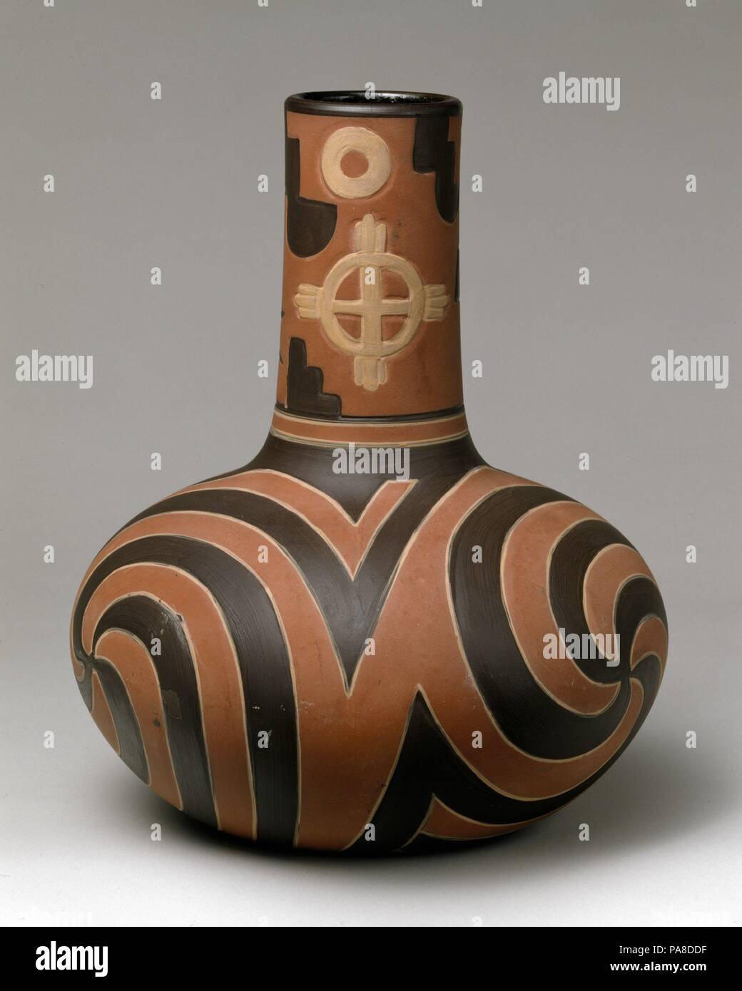 Vase. Artist: Clifton Art Pottery (1905-11). Culture: American ...